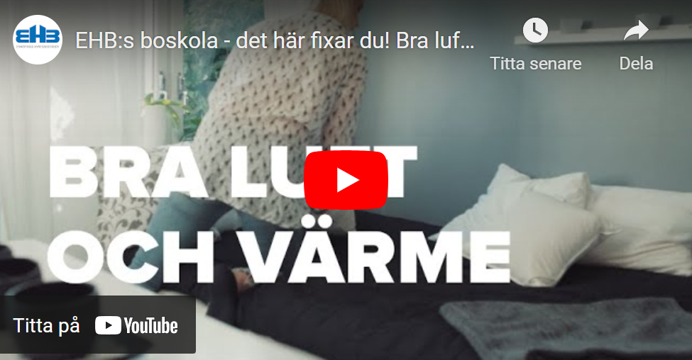 Det här fixar du! - filmklipp med tips - AB Enköpings Hyresbostäder